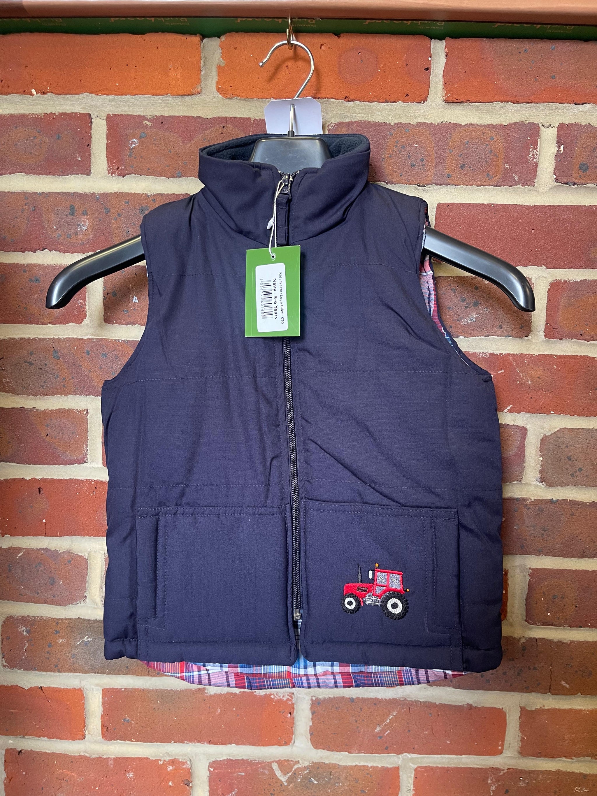 Children's Tractor Logo Gilet